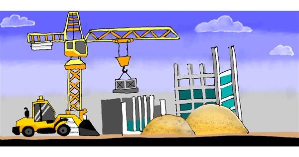 Drawing of Crane (machine) by Kim - Drawize Gallery!