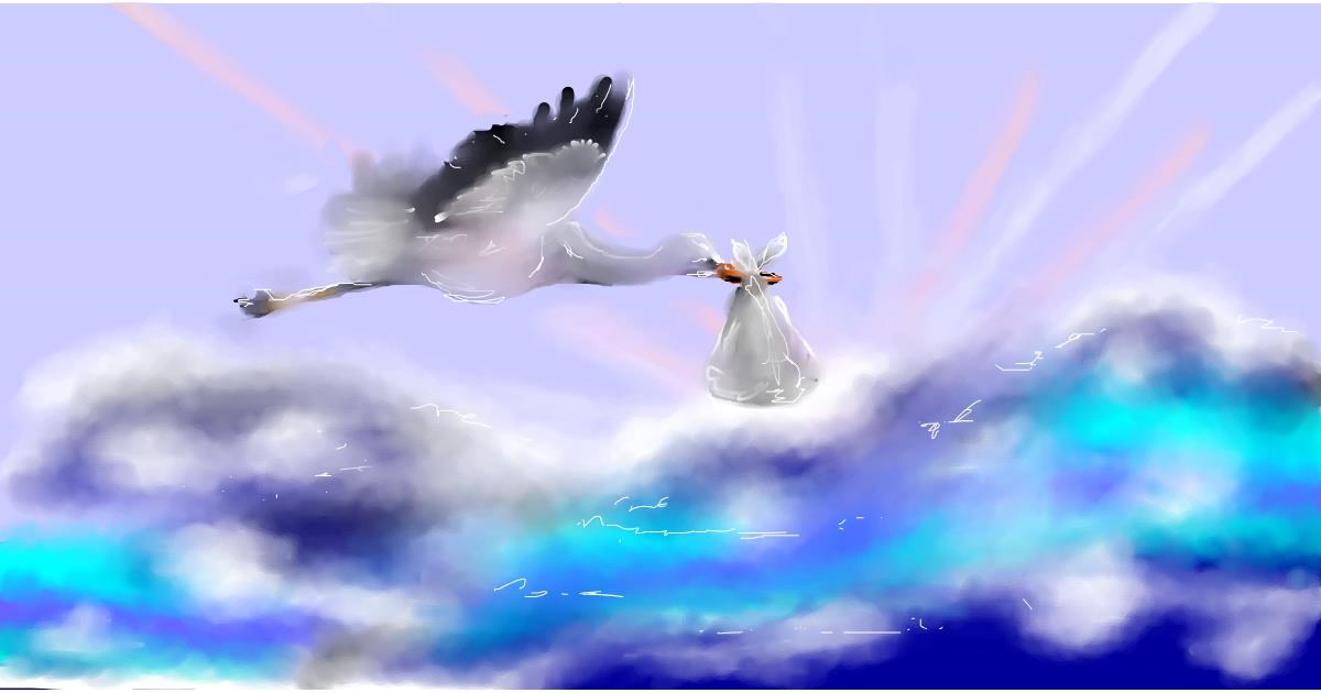 Watch Mandy Boggs draw Stork!