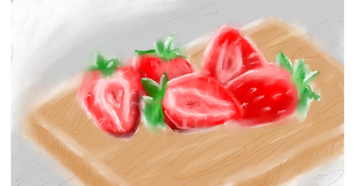Watch Kiara懶 draw Strawberry!