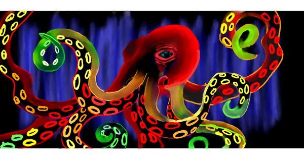 Drawing of Octopus by Kim - Drawize Gallery!