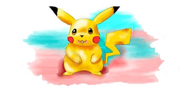 Drawing of Pikachu by DebbyLee - Drawize Gallery!