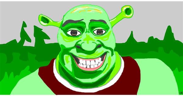 Shrek - crtež od autora: Swimmer - Drawize galerija!