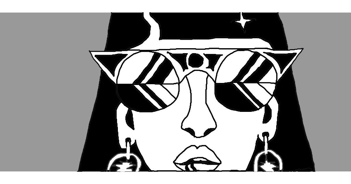Watch Karely draw Sunglasses!