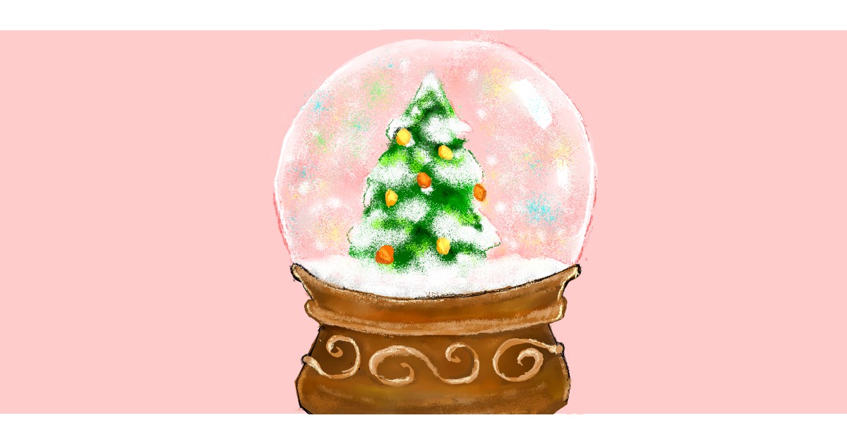 Watch BerryRatty draw Snow globe!