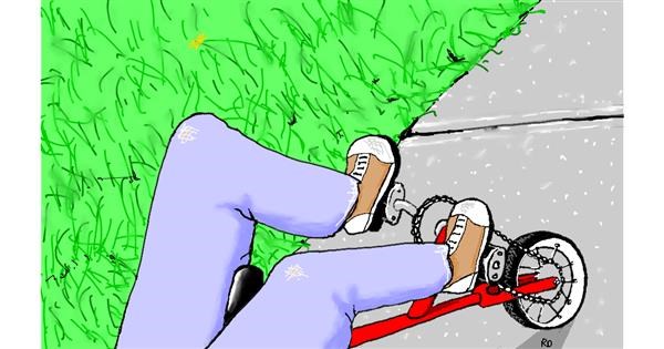 Unicycle Drawing - Gallery and How to Draw Videos!