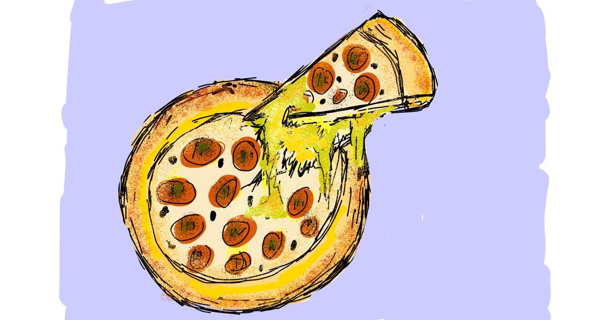 Watch Lsk draw Pizza!