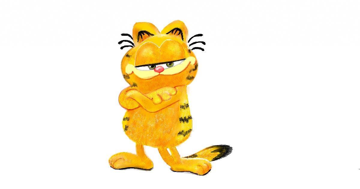 Watch Chaching draw Garfield!
