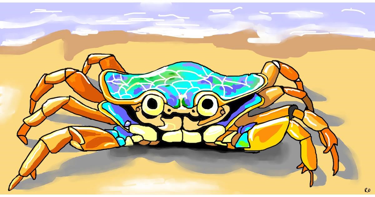 Crab Drawing