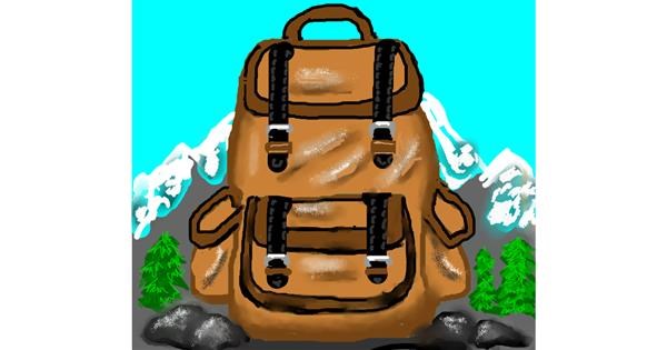 Drawing of Backpack by Dexl - Drawize Gallery!