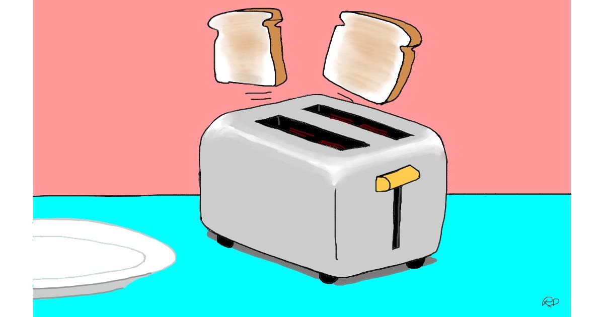 Watch flowerpot draw Toaster!