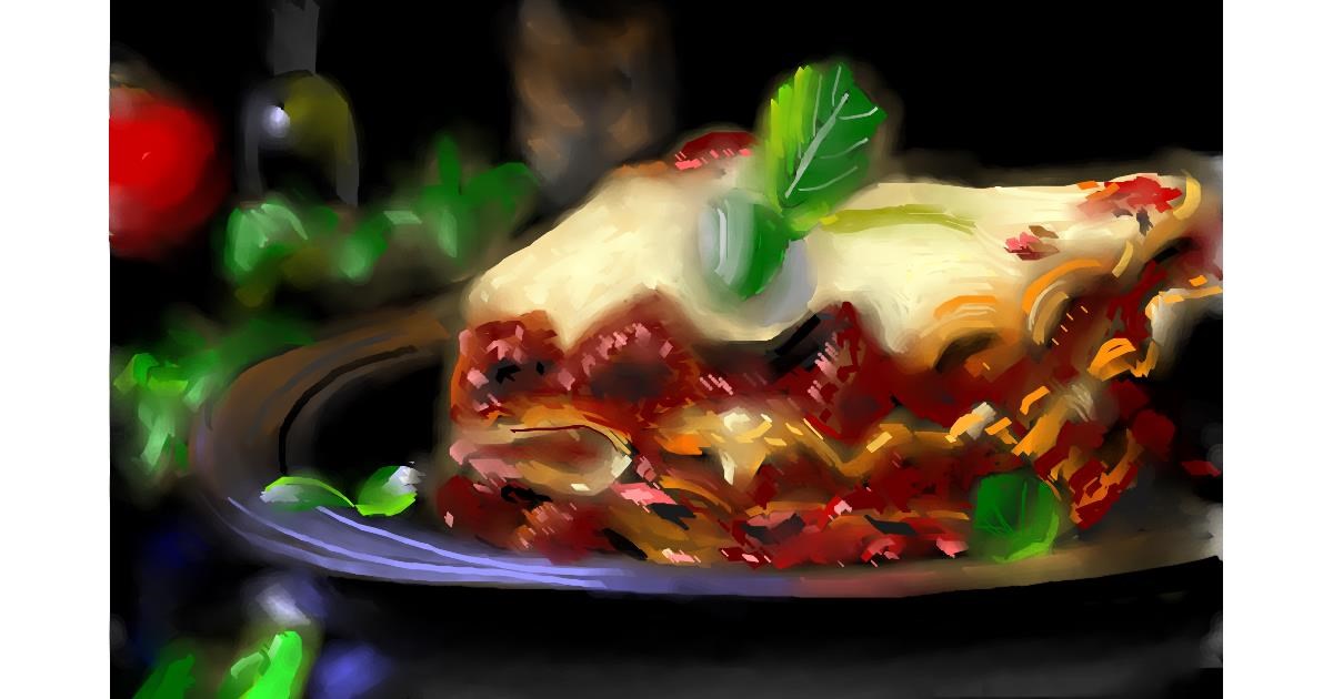 Lasagna Drawing - Gallery and How to Draw Videos!