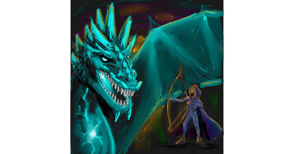 Zmaj - crtež od autora: Andromeda - Drawize galerija!