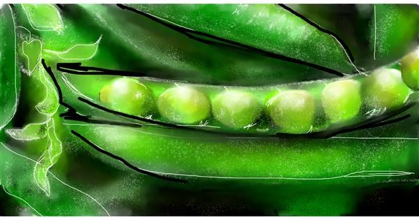 Drawing of Peas by Mandy Boggs - Drawize Gallery!