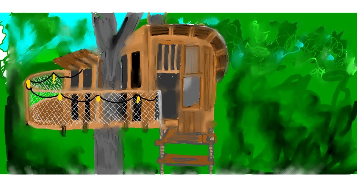 Drawing of Treehouse by SAM AKA MARGARET - Drawize Gallery!