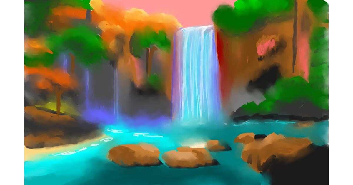 Watch Herbert draw Waterfall!