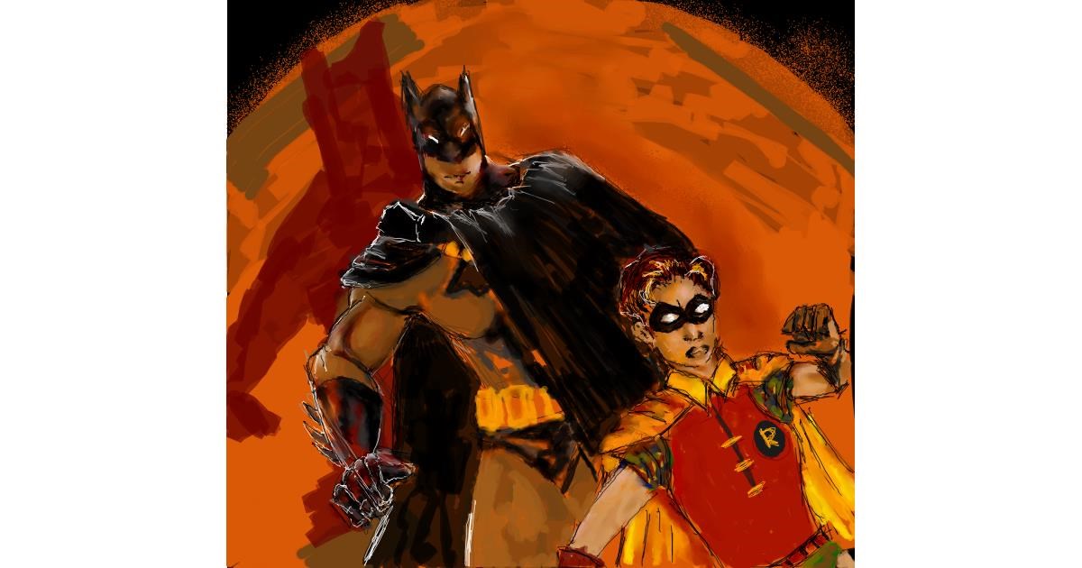 Watch emrys draw Batman!