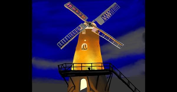 Drawing of Windmill by IThinkWereDoomed - Drawize Gallery!