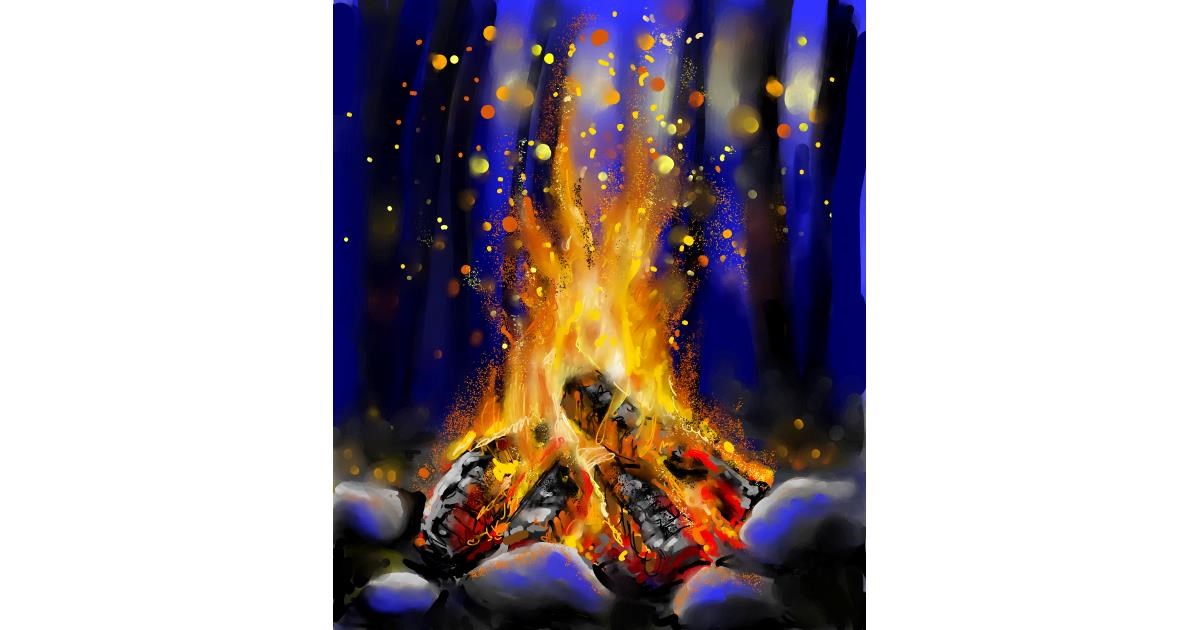 Campfire Drawing - Gallery and How to Draw Videos!
