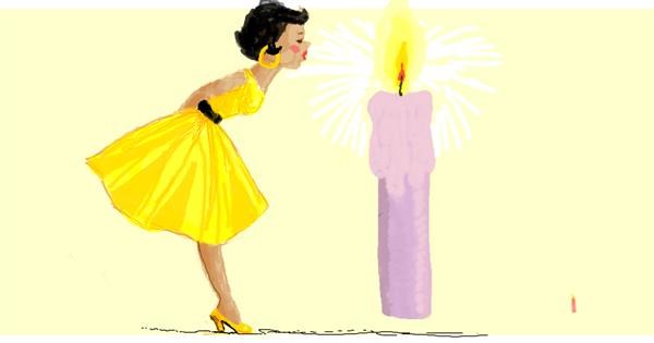 Drawing of Candle by Helena - Drawize Gallery!