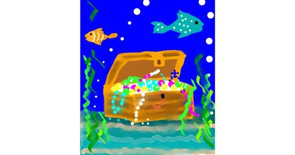 Drawing of Treasure chest by キルダ - Drawize Gallery!