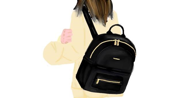 Drawing of Backpack by Grissyy - Drawize Gallery!