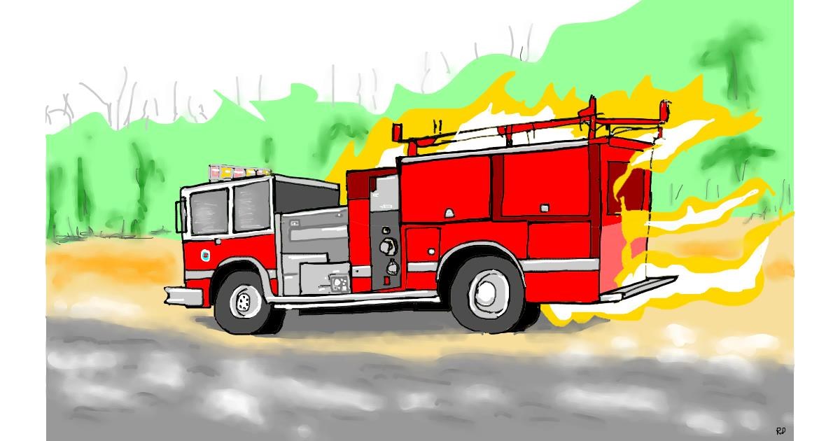 Firetruck Drawing - Gallery and How to Draw Videos!