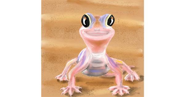 Drawing of Lizard by Andromeda - Drawize Gallery!