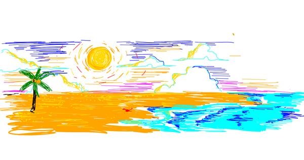 Beach Drawing - Gallery and How to Draw Videos!