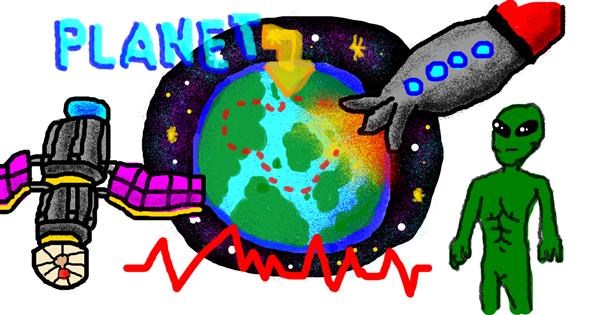 Drawing of Planet by i am pro - Drawize Gallery!