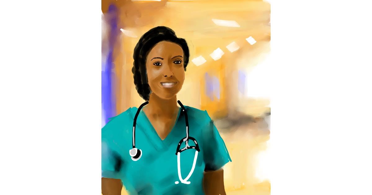 Watch Avani draw Nurse!