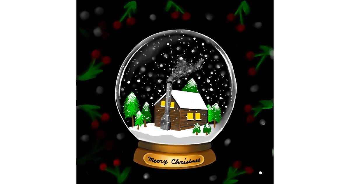 Watch Mitra draw Snow globe!